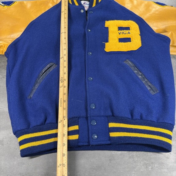 Neff | Jackets & Coats | Vintage Neff Varsity Jacket Mens Large Blue ...